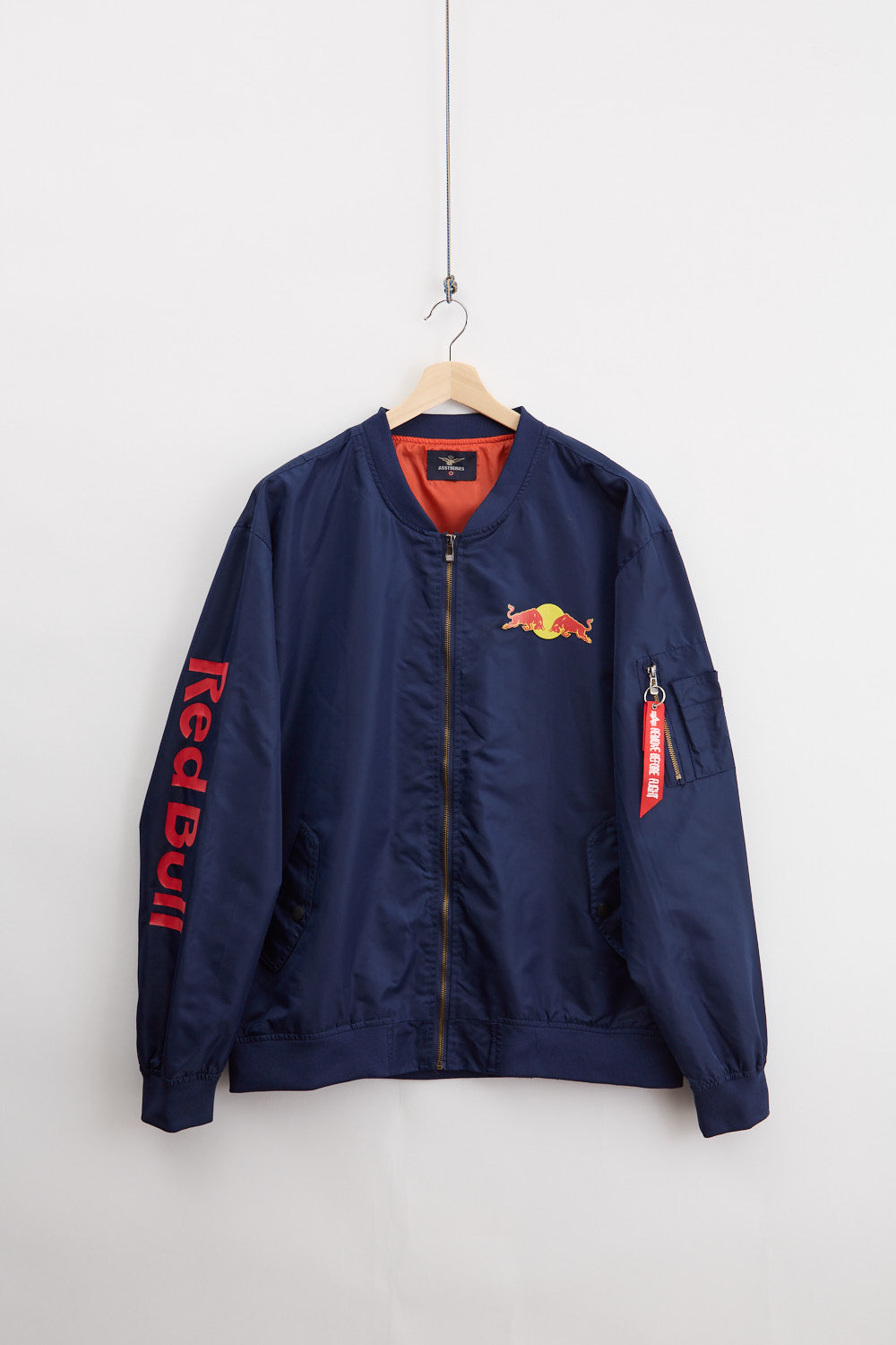 Red Bull lightweight nylon bomber jacket (XL) – Livid